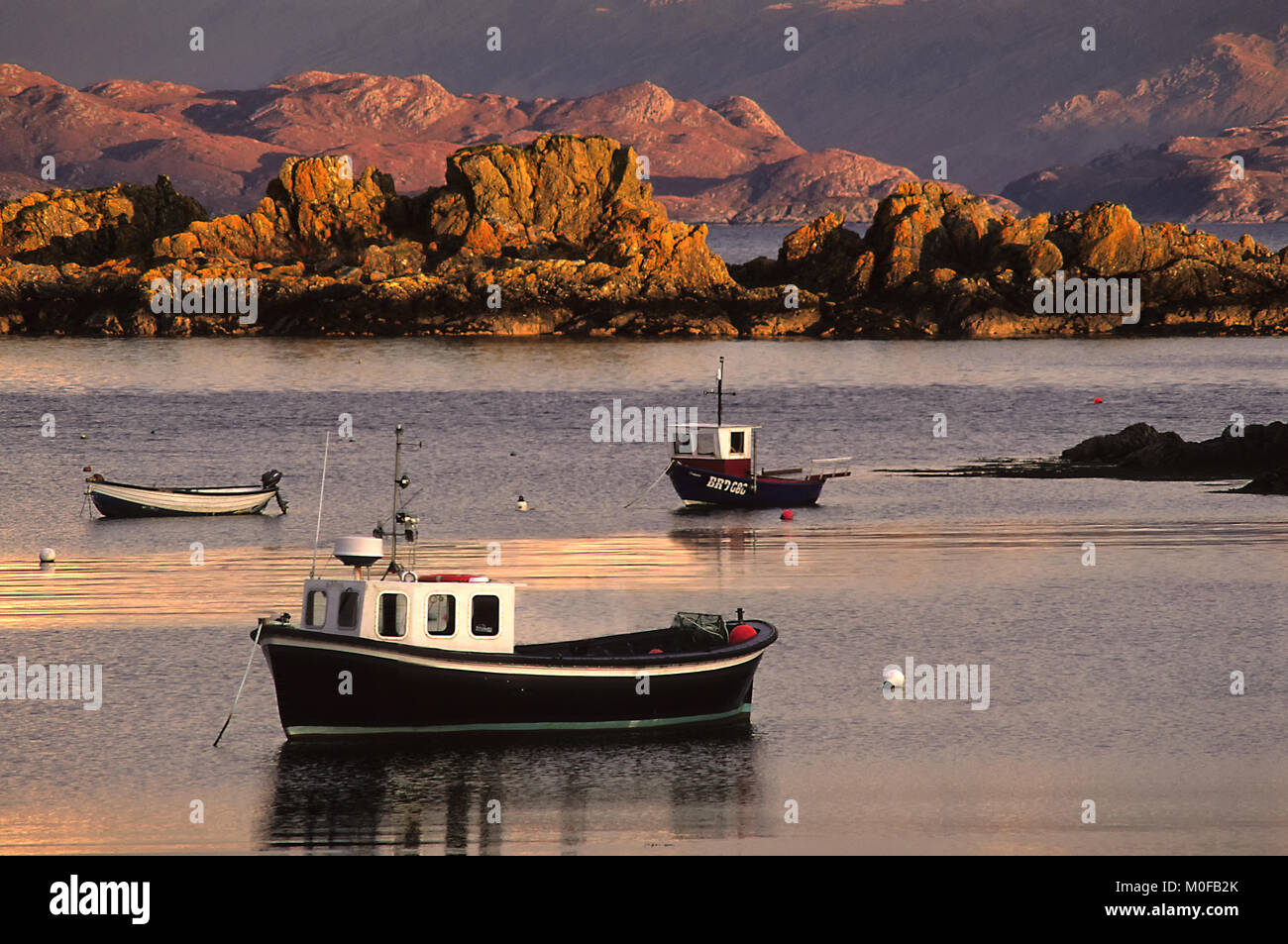 Boats at Armadale harbour Stock Photo - Alamy