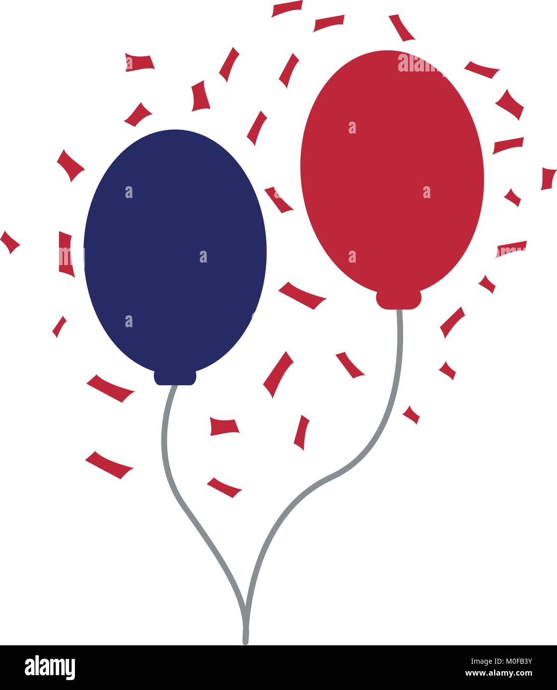 Pair of party balloons Stock Vector Image & Art - Alamy