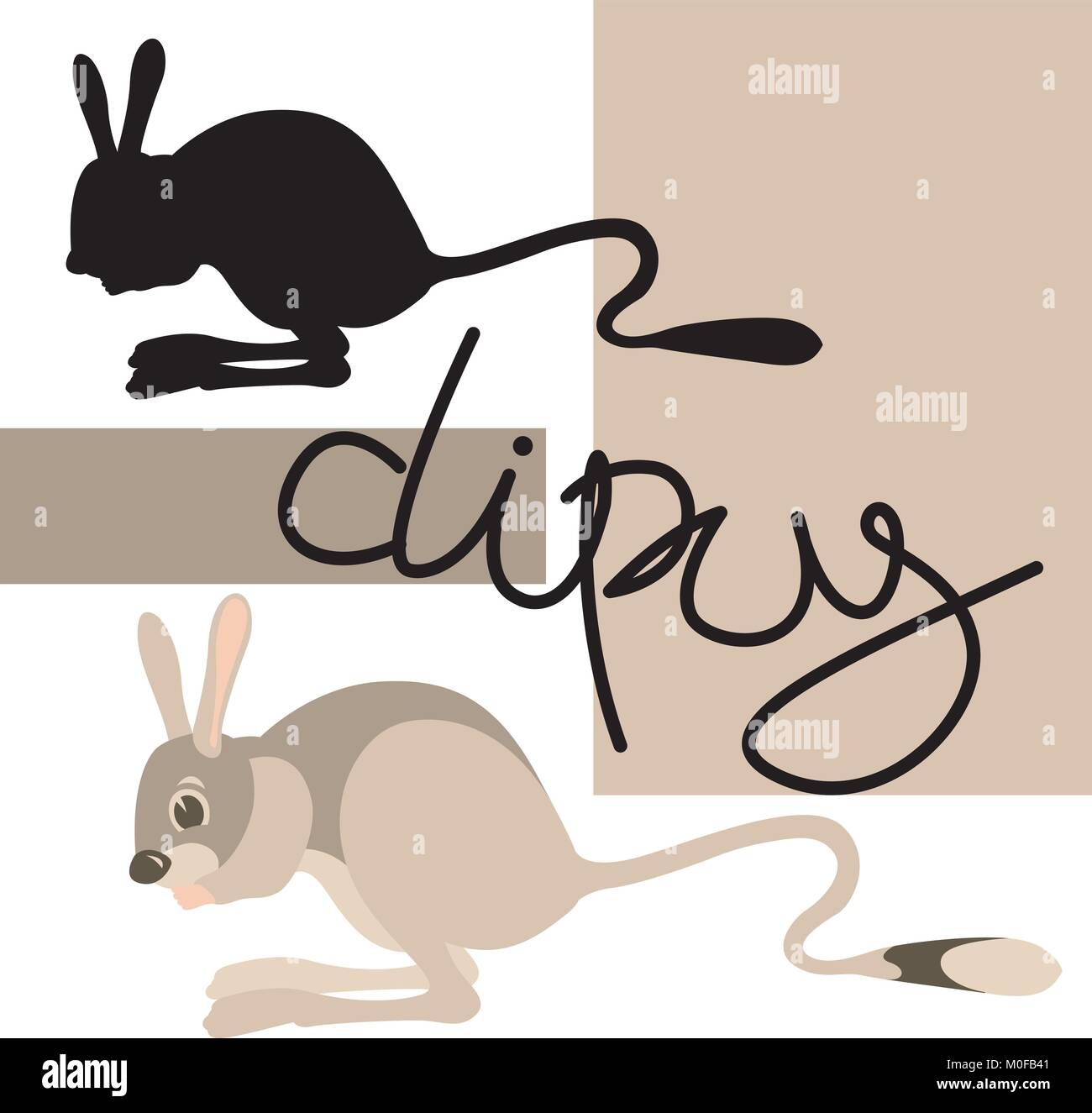 Jerboa egyptian Stock Vector Images - Alamy