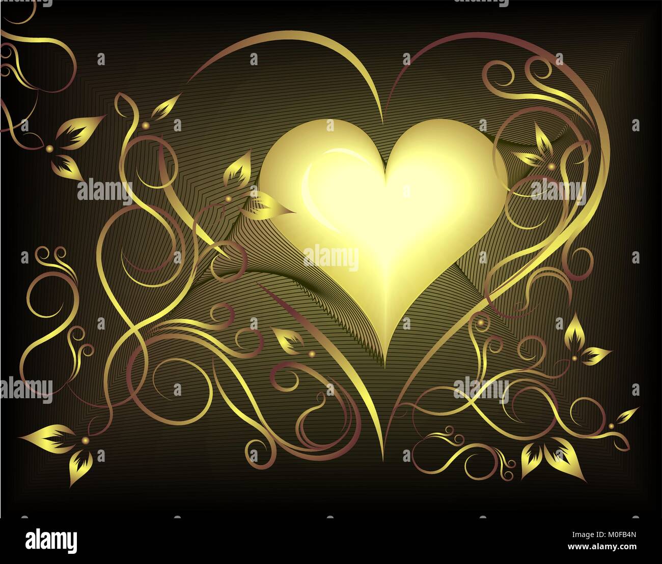 Valentine heart. Vector illustration Stock Vector Image & Art - Alamy