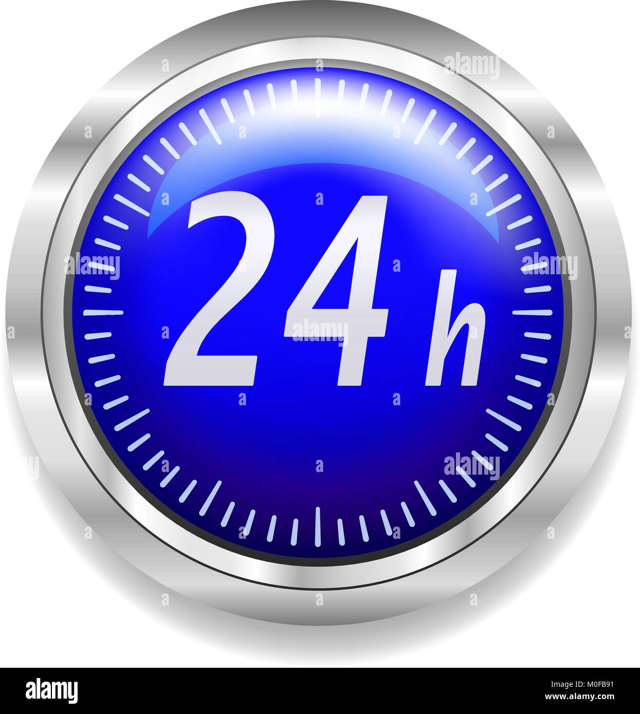 24 Hour Clock On White Stock Photos & 24 Hour Clock On White Stock ...