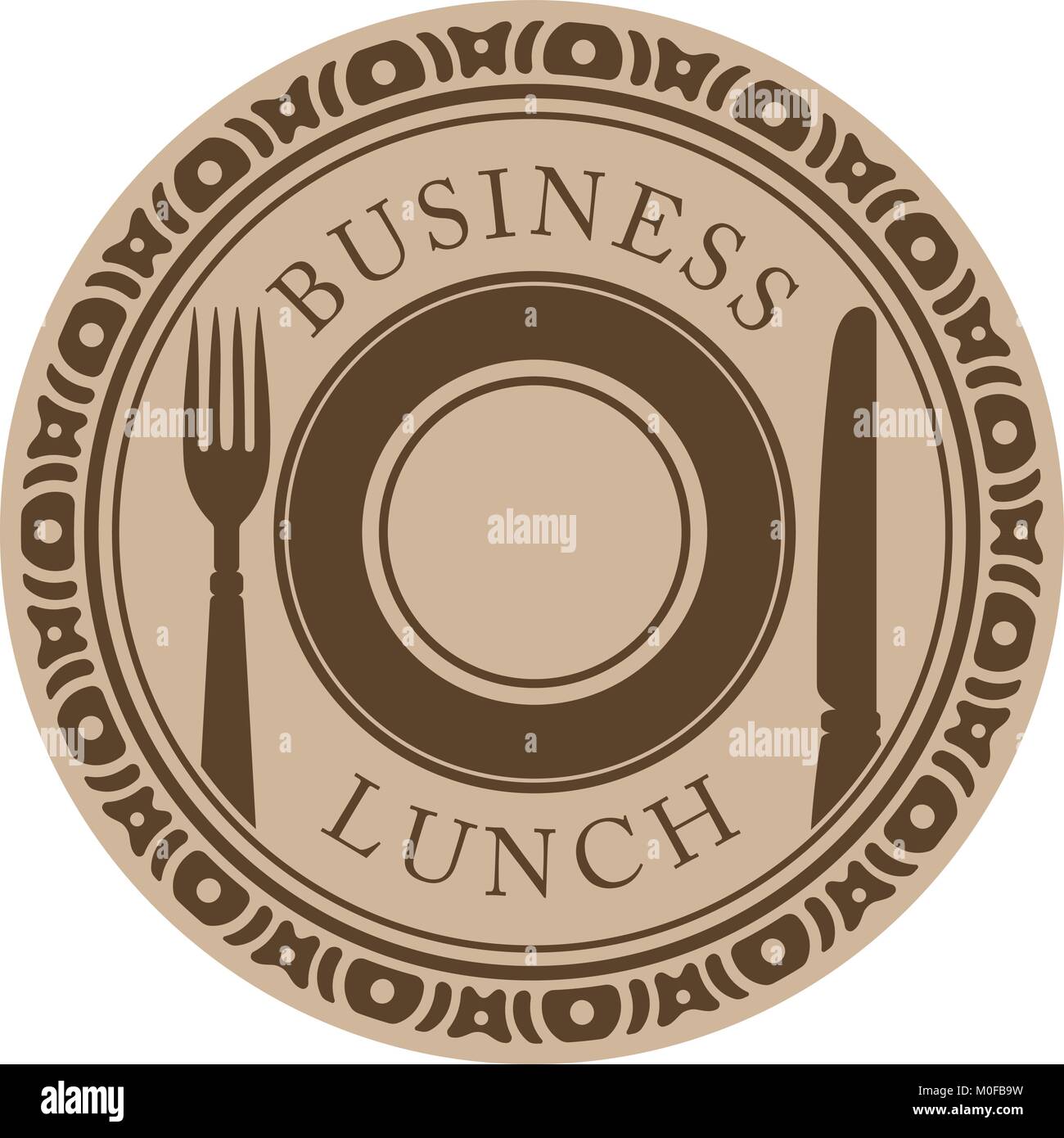 Conversation restaurant business Stock Vector Images - Alamy