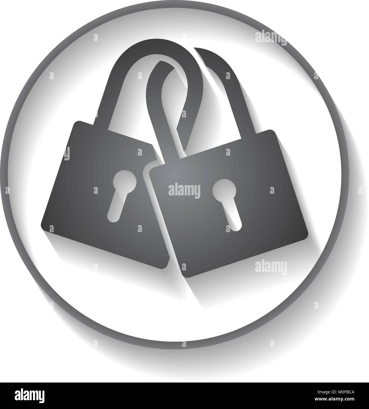 Engagement locks Stock Vector Images - Alamy