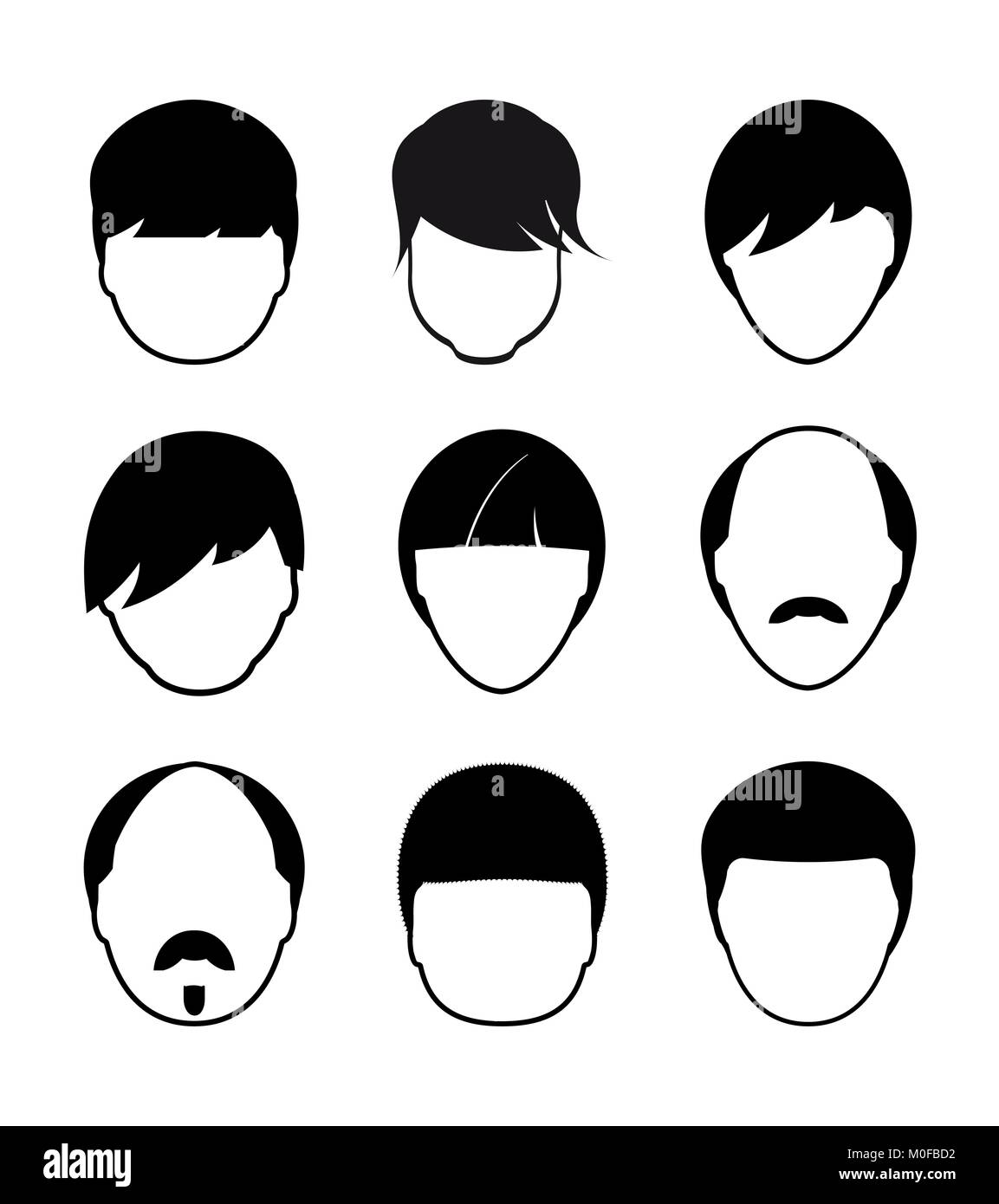 Set of faces icons Stock Vector Image & Art - Alamy