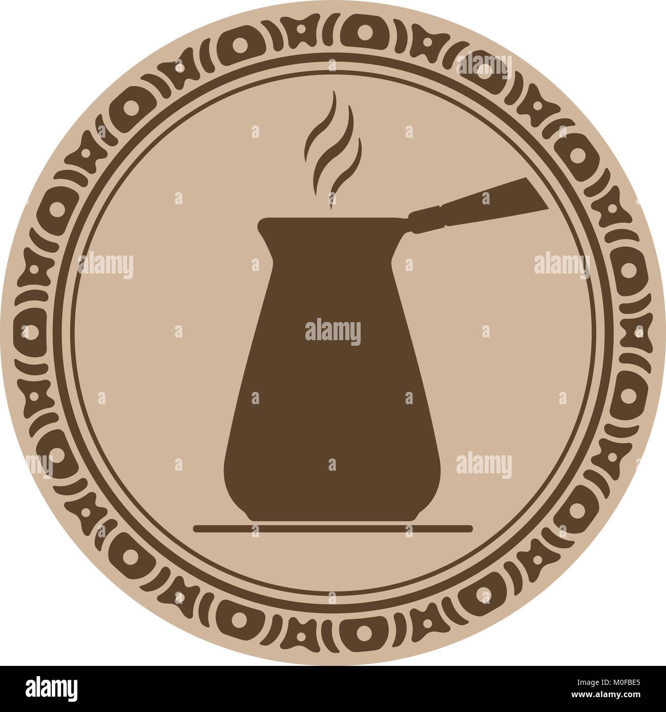 Turkish symbol coffee turk Stock Vector Images - Alamy
