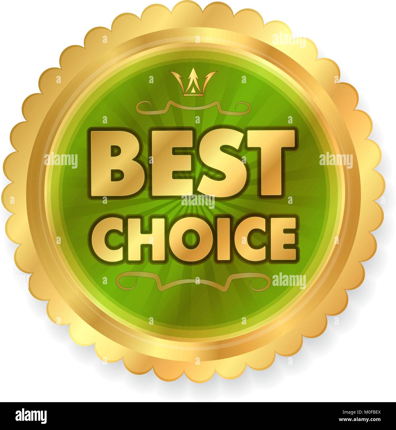 Decorative label "best choice Stock Vector Image & Art - Alamy