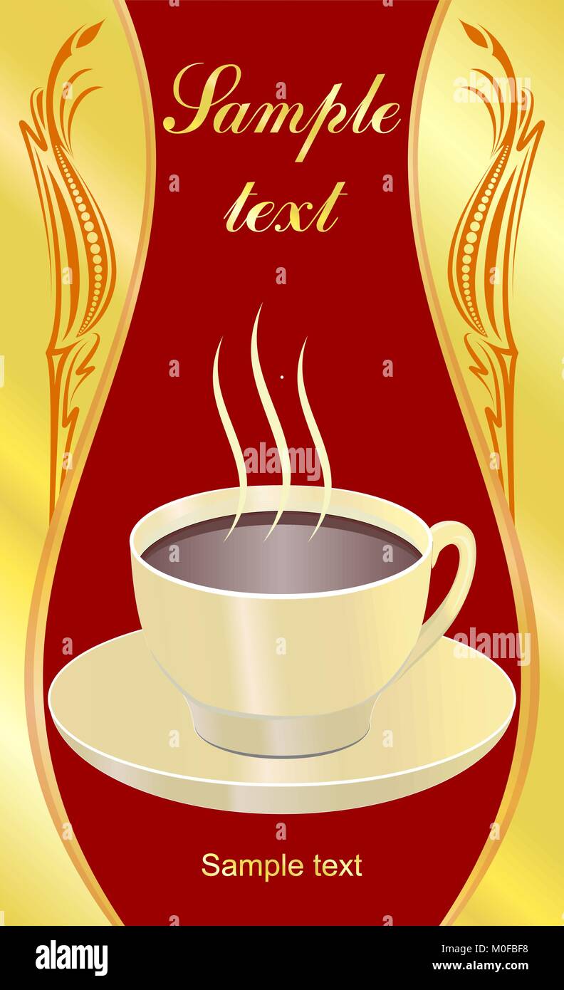 Red label tea Stock Vector Images - Alamy