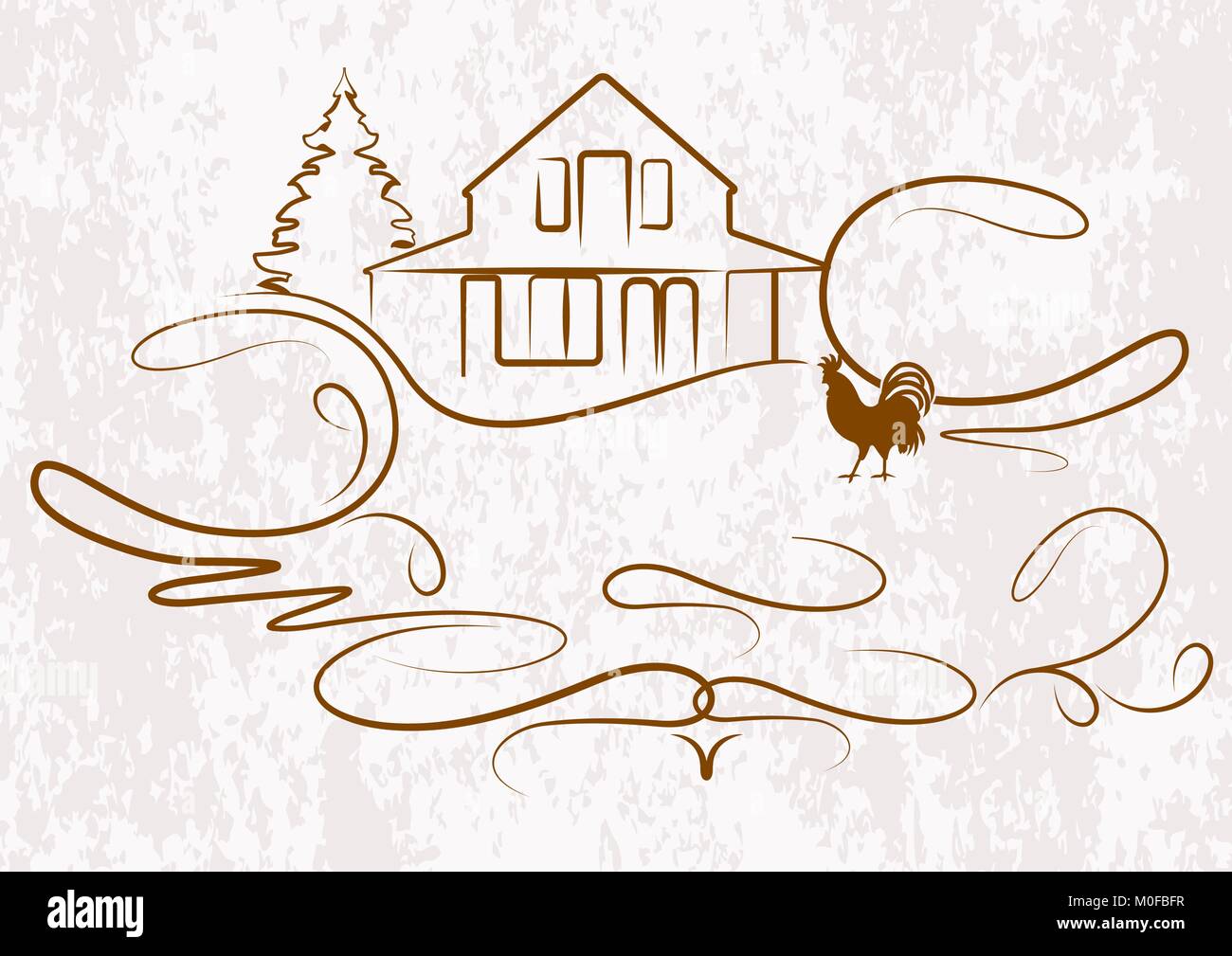 Abstract farm's design Stock Vector Image & Art - Alamy