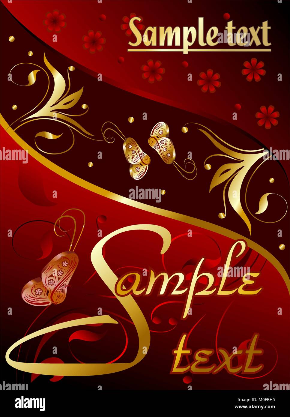 Elegant texts background. Vector illustration Stock Vector Image & Art ...