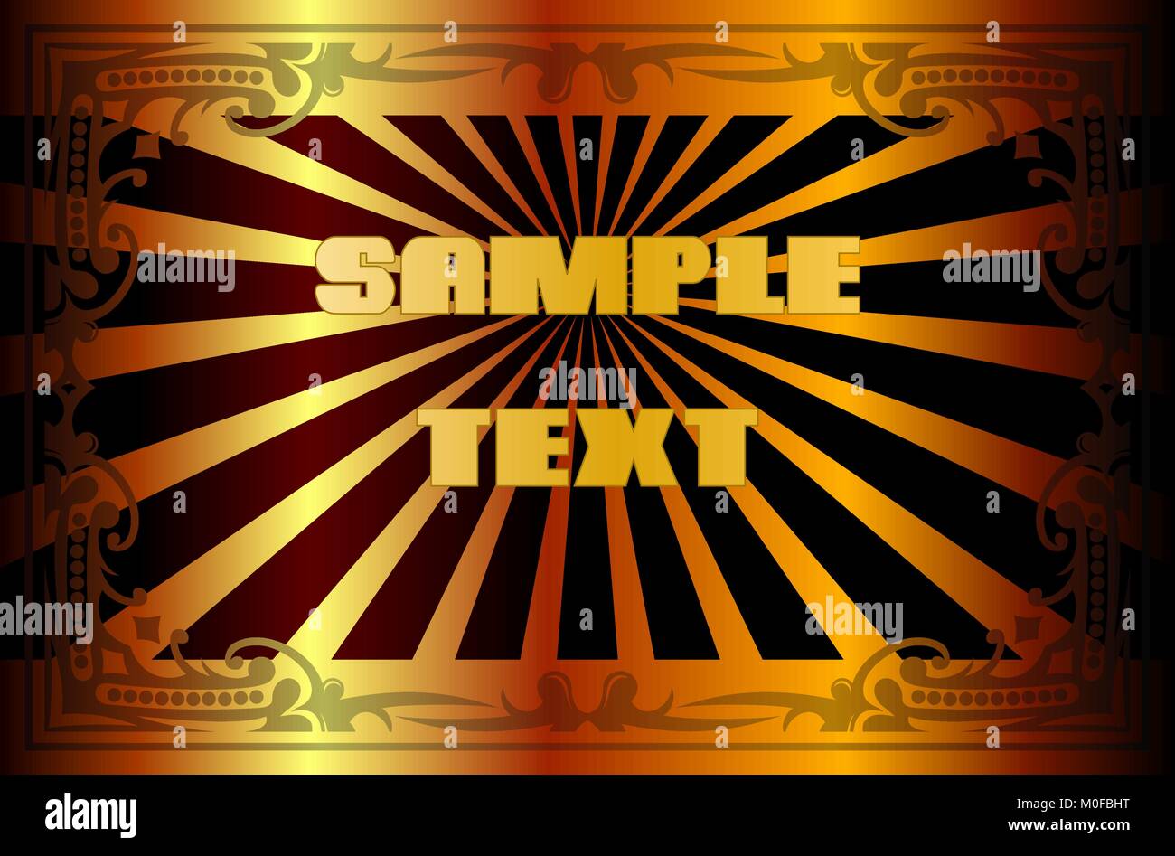 Golden background for food and drink industry. Vector Stock Vector ...