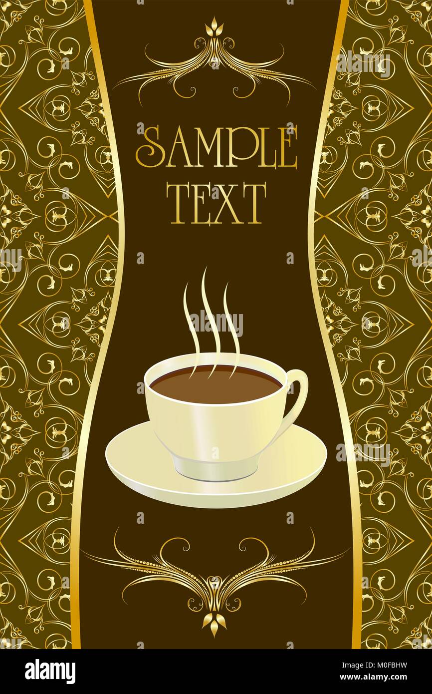 Background for design with coffee Stock Vector Image & Art - Alamy