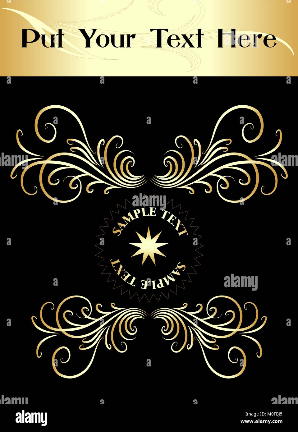 Beautiful label Stock Vector Images - Alamy