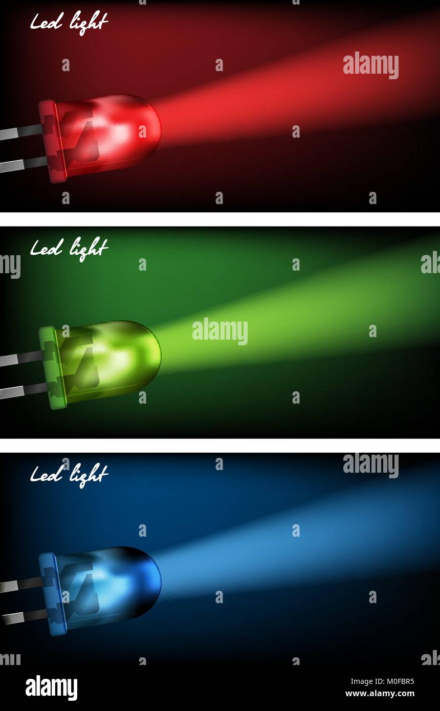 Design with leds Stock Vector Image & Art - Alamy