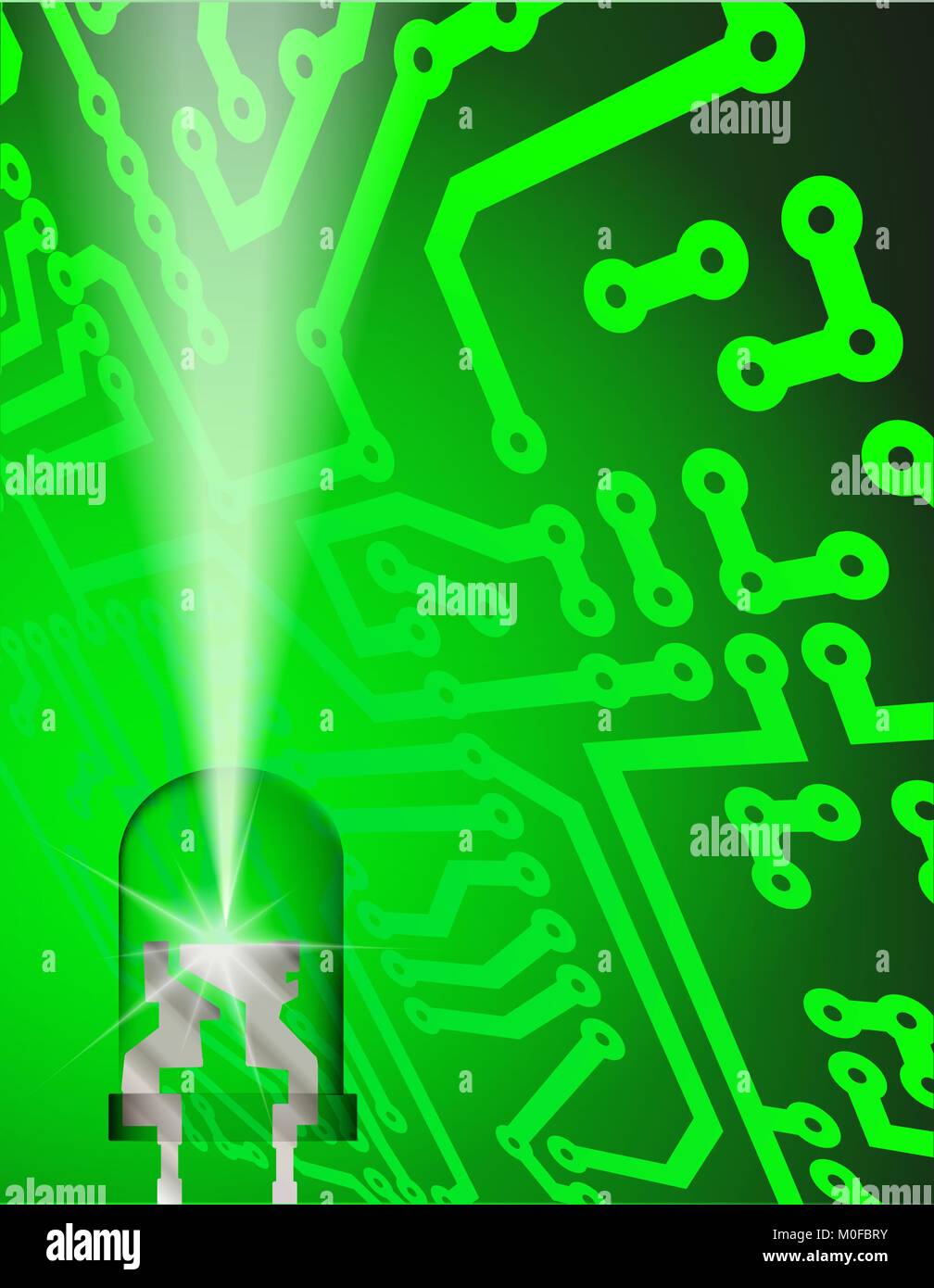 Light emitting diode diagram Stock Vector Images - Alamy