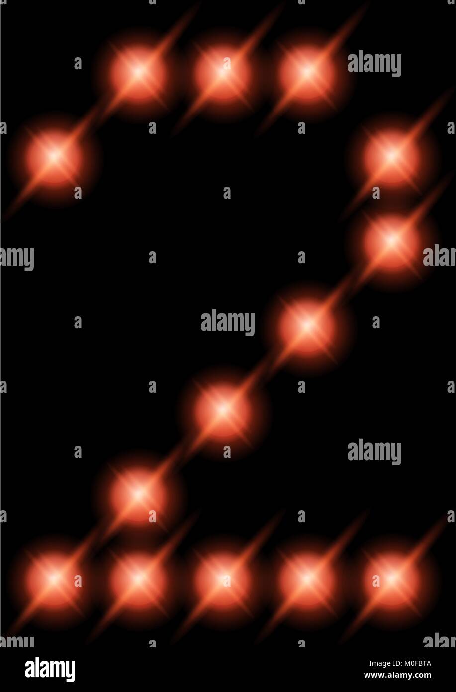 Vector LED digits 2 Stock Vector Image & Art - Alamy