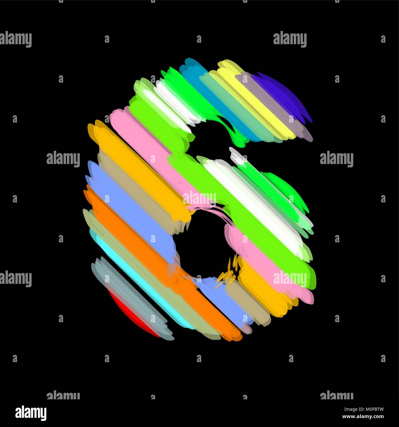 Number 6 six numeral Stock Vector Images - Alamy