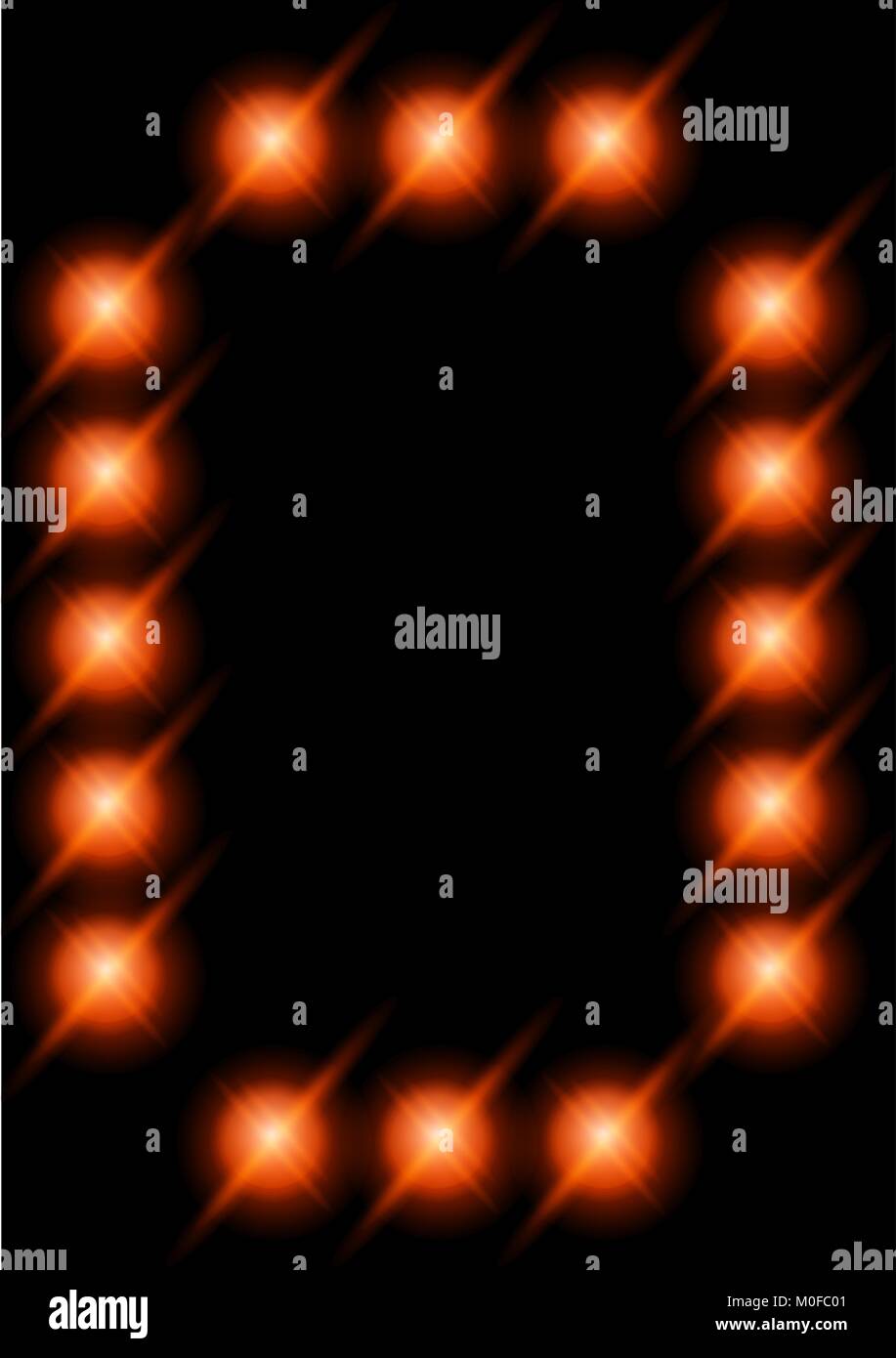 Vector LED letter O Stock Vector Image & Art - Alamy