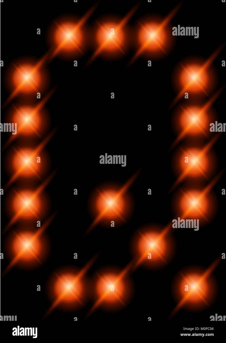 Vector LED letter Q Stock Vector Image & Art - Alamy