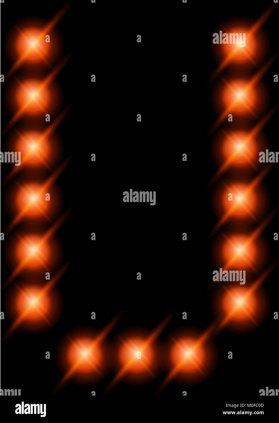 Vector LED letter U Stock Vector Image & Art - Alamy