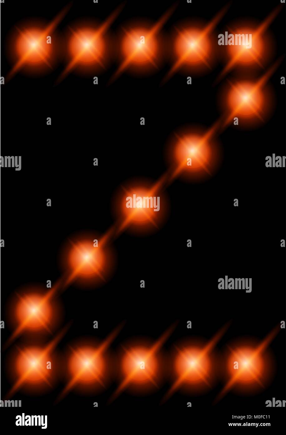 Vector LED letter Z Stock Vector Image & Art - Alamy