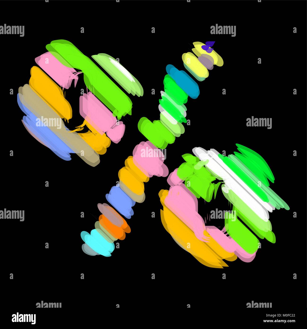 Abstract colorful symbol Stock Vector Image & Art - Alamy
