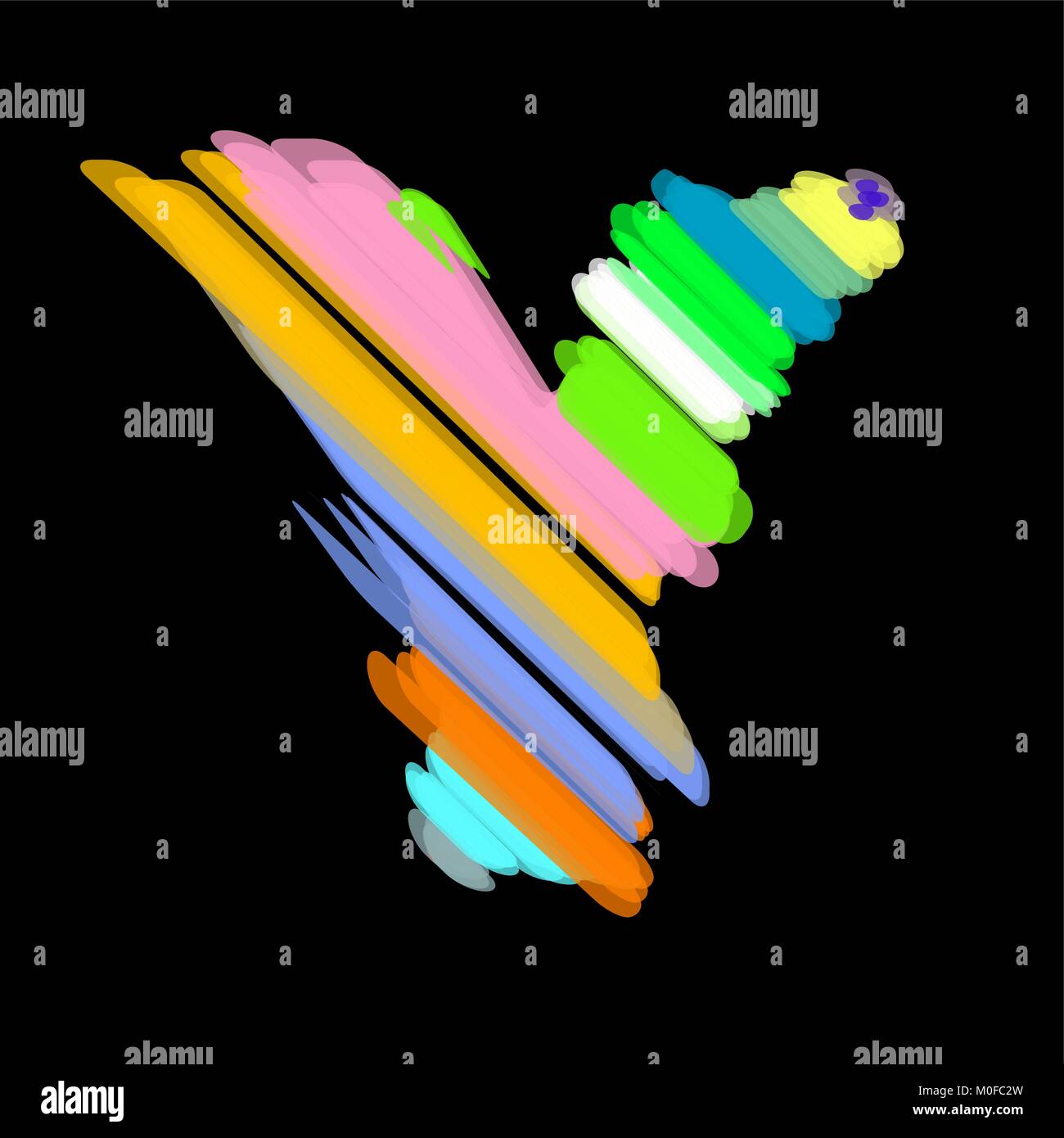 Abstract colorful alphabet. Letter Y Stock Vector Image & Art - Alamy