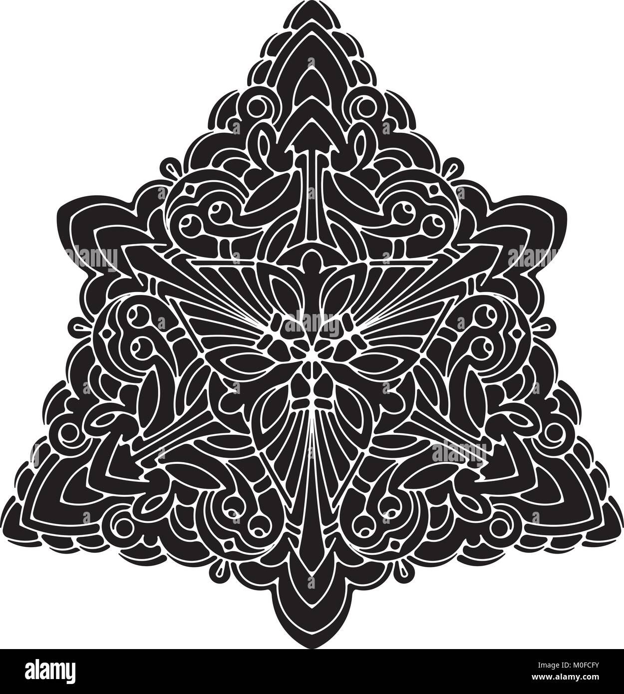 Triangle mandala hi-res stock photography and images - Alamy