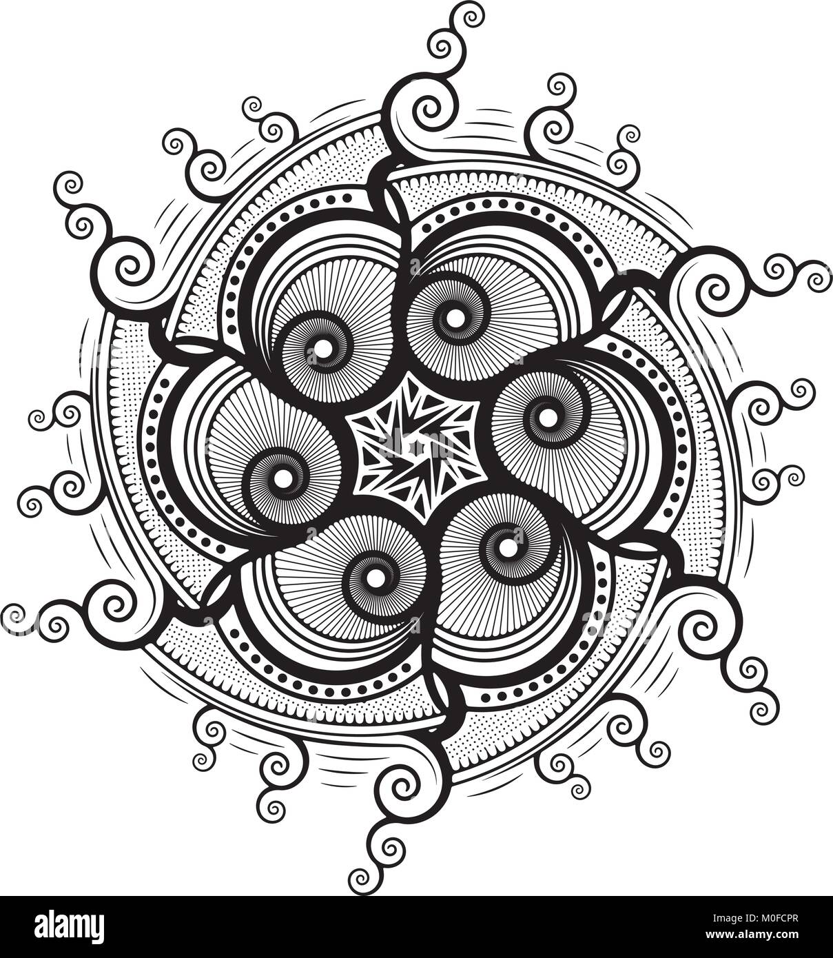 Asymmetrical Pattern Art