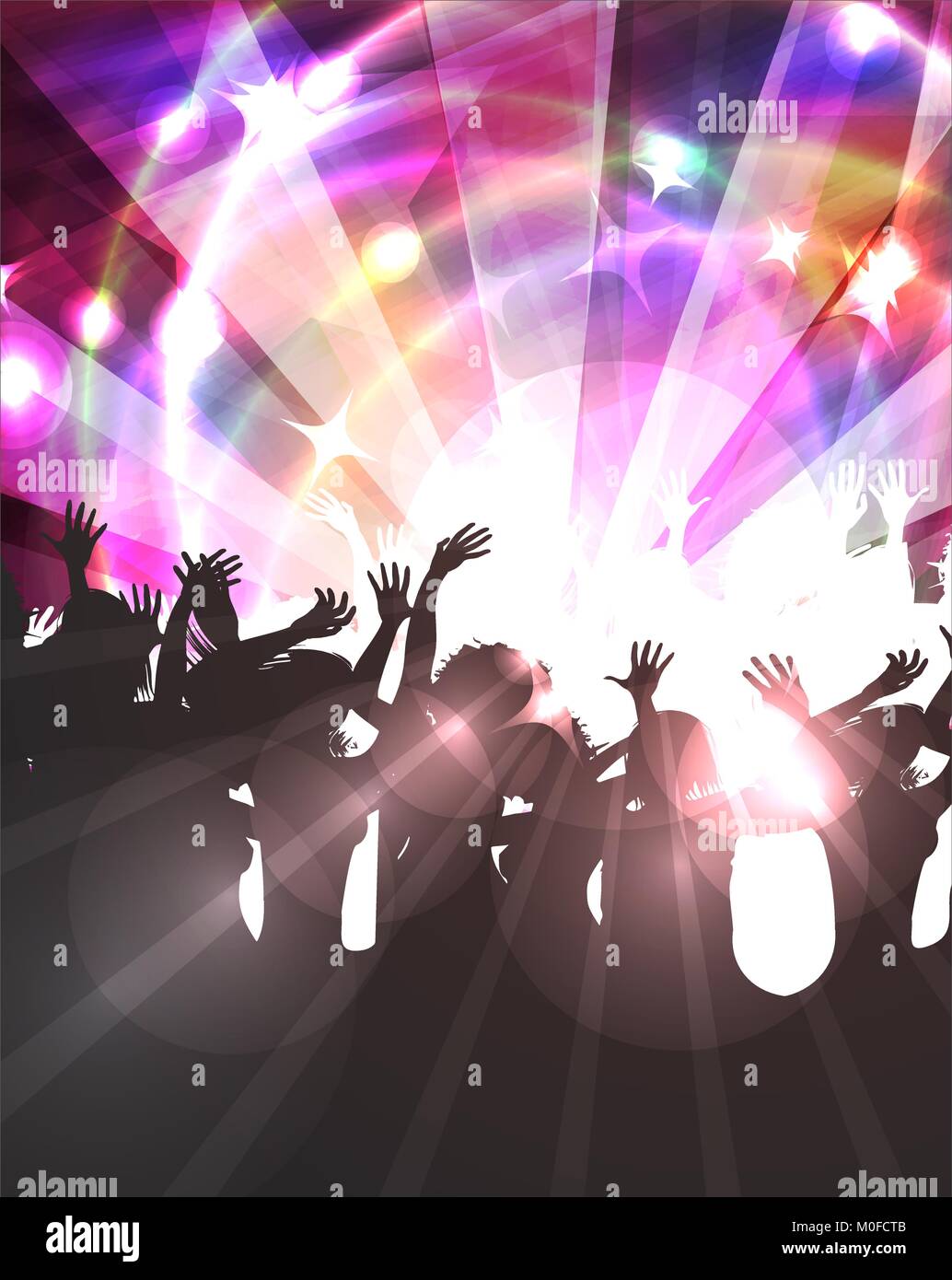 Musical crowd Stock Vector Images - Alamy