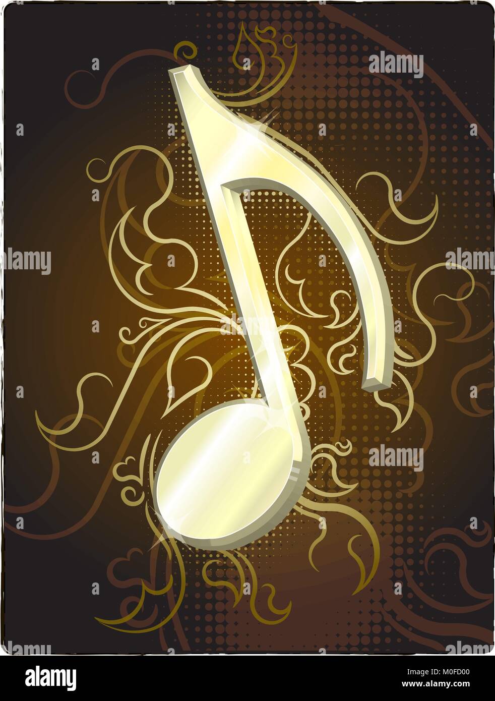 Music note for your design. EPS10 Stock Vector Image & Art - Alamy
