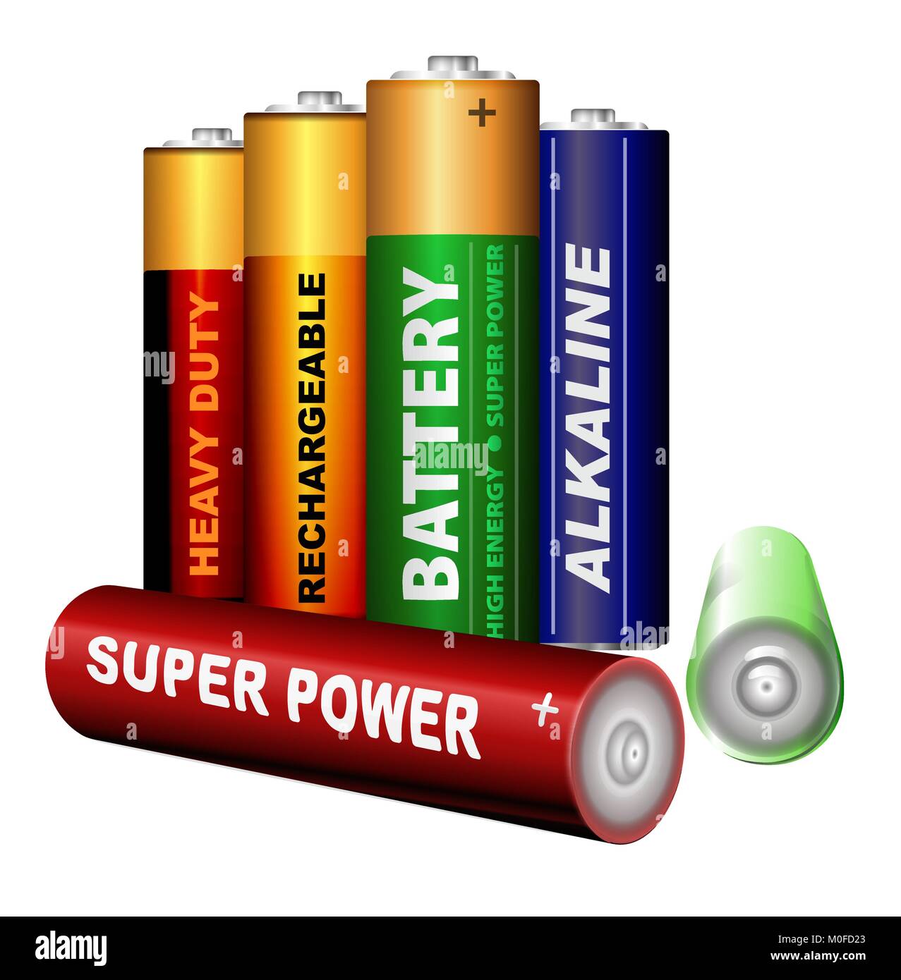 Nimh batteries Stock Vector Images - Alamy