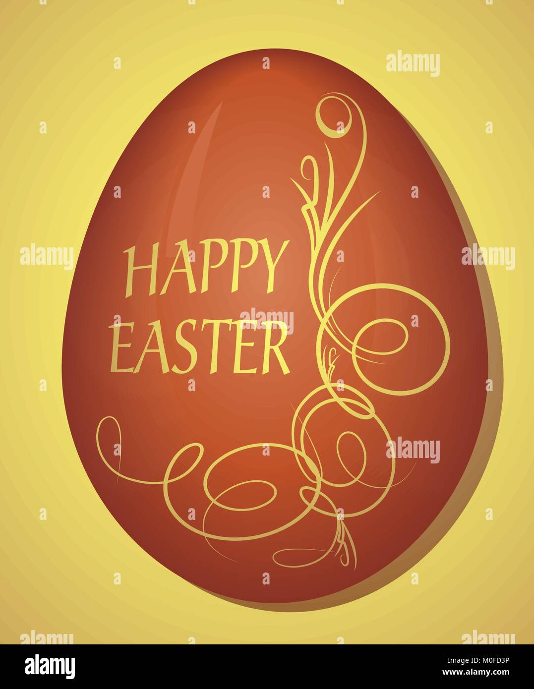 Stylized Easter Egg Stock Vector Image & Art - Alamy