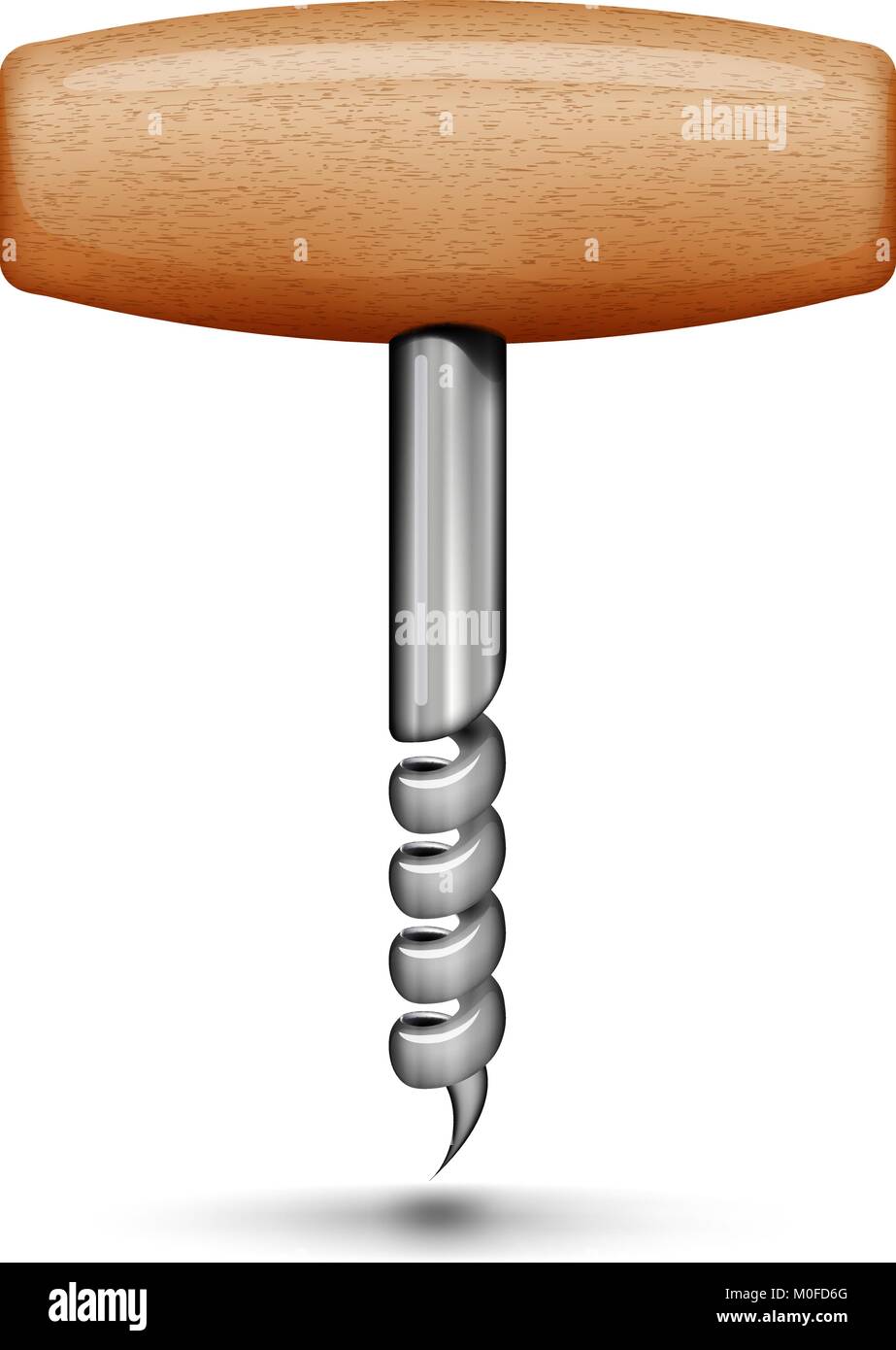 Corkscrew. Vector illustration (eps10 Stock Vector Image & Art - Alamy