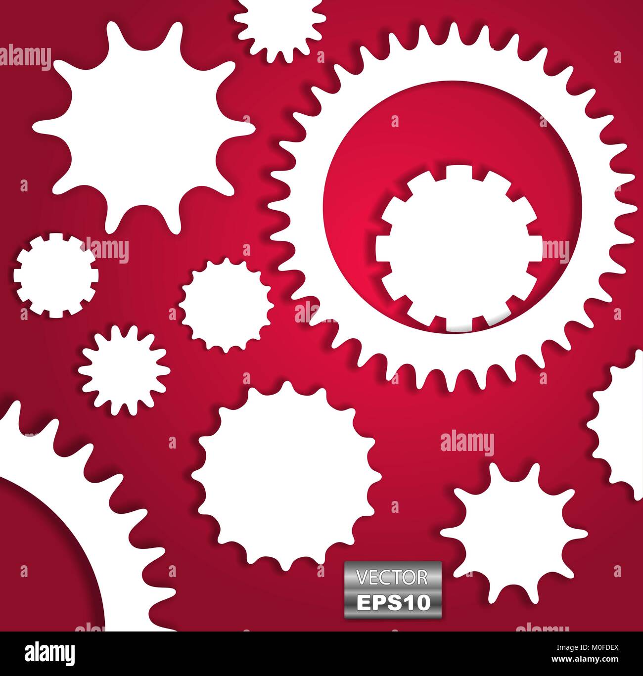 Gear cover Stock Vector Images - Alamy