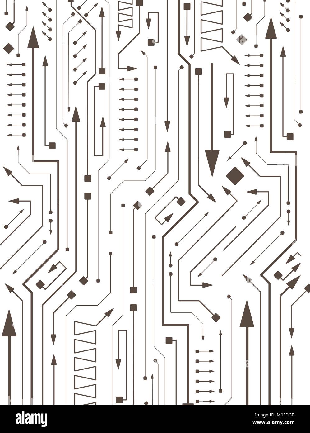 Abstract Circuit Board Pattern