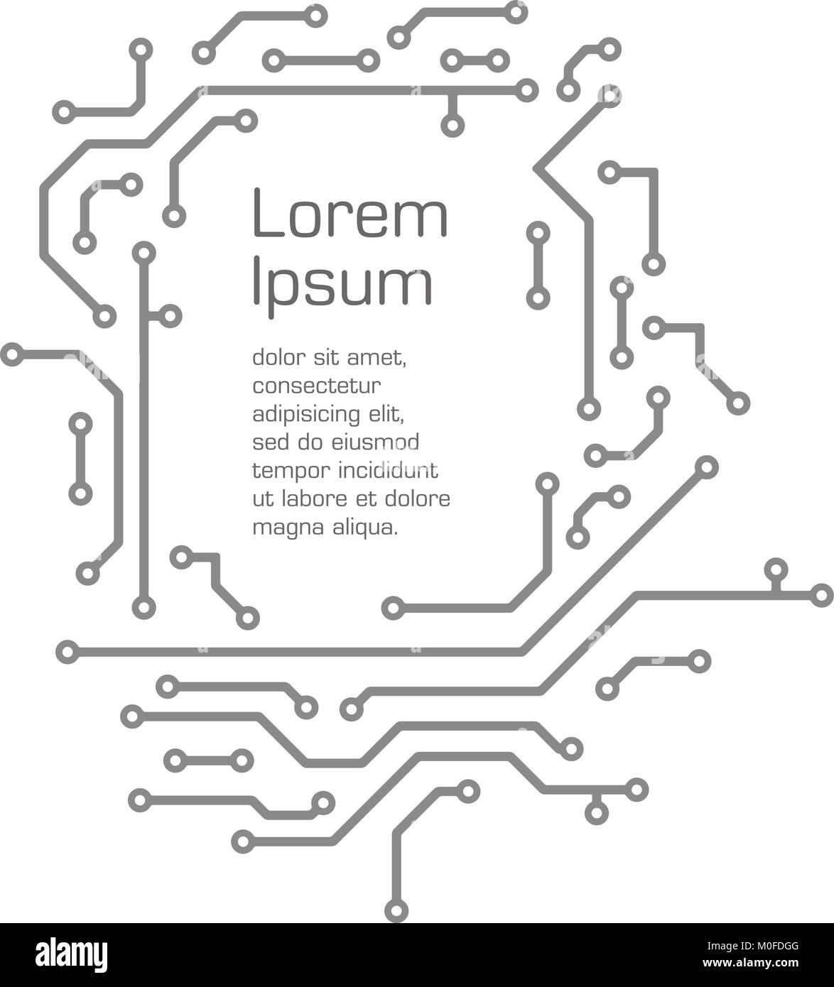 Background in PCB-layout style Stock Vector Image & Art - Alamy