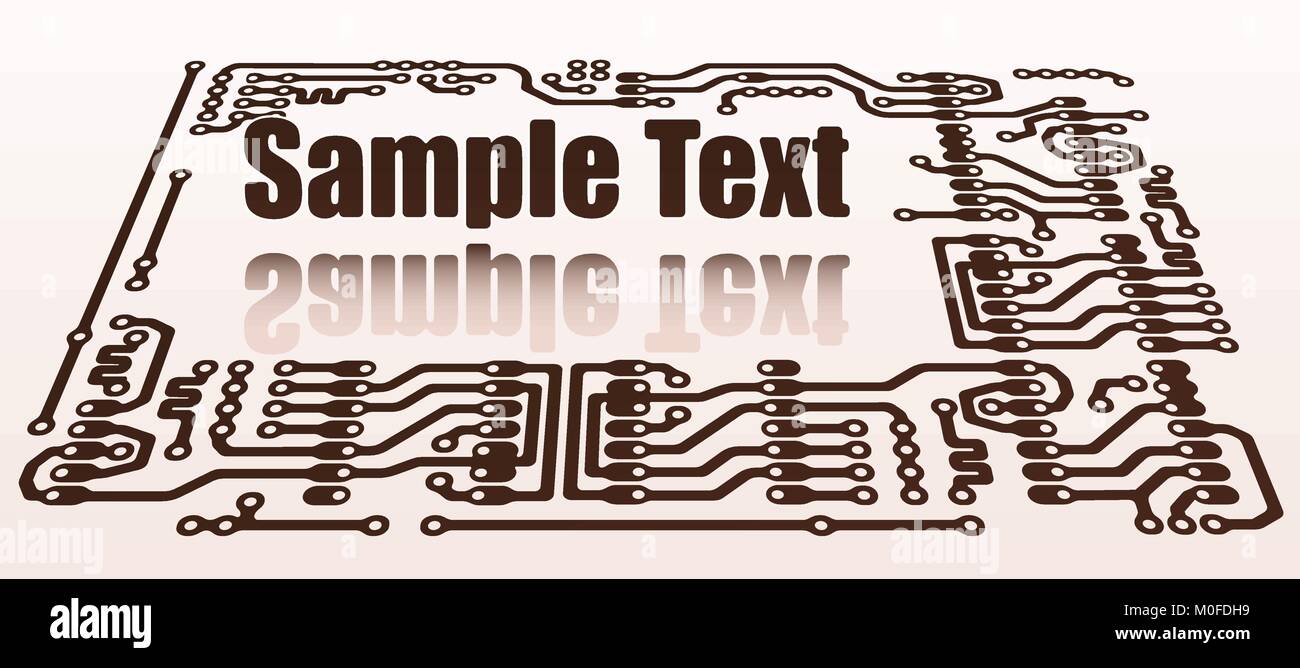Background in PCB-layout style Stock Vector Image & Art - Alamy
