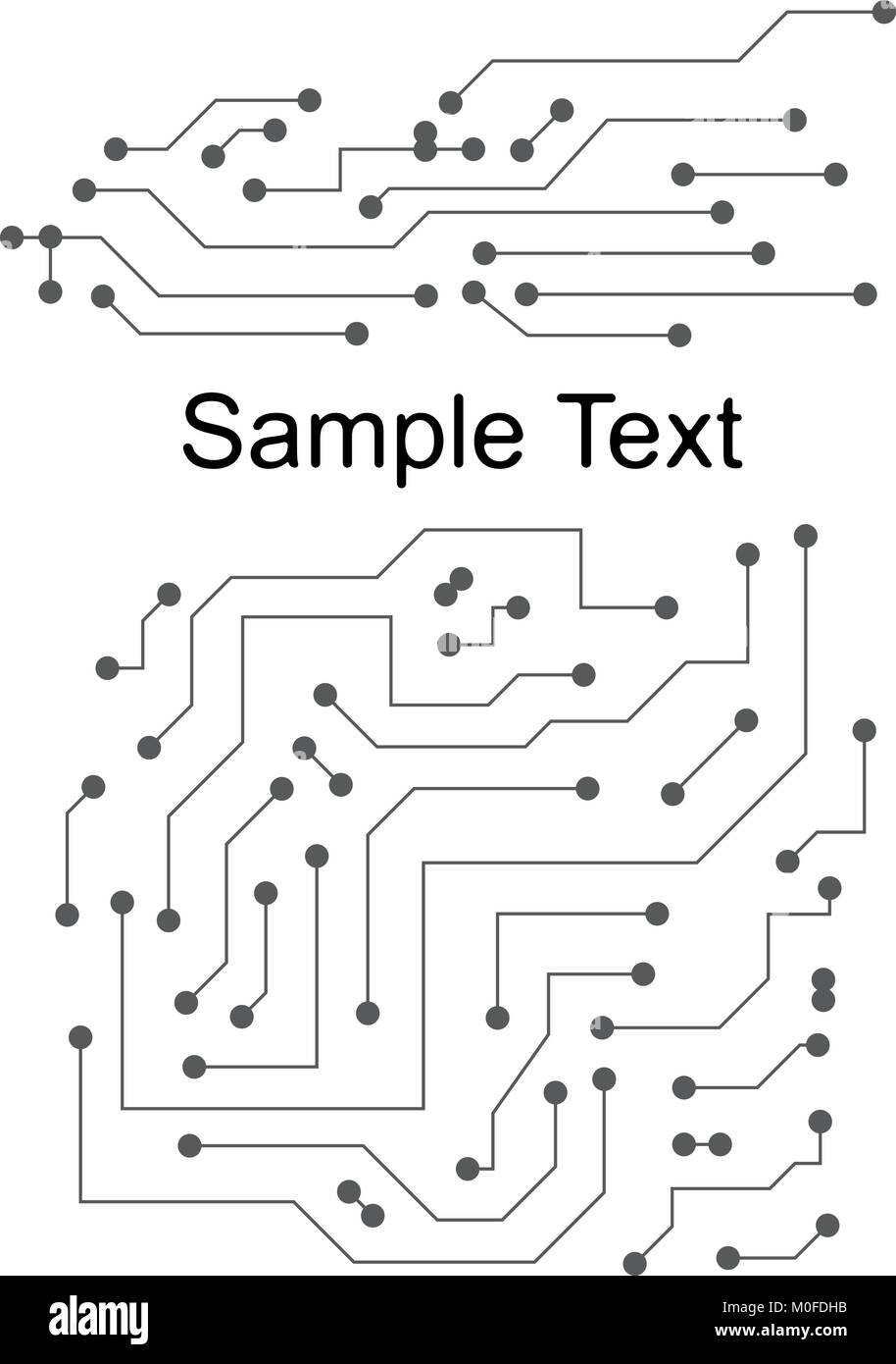 Background in PCB-layout style Stock Vector Image & Art - Alamy