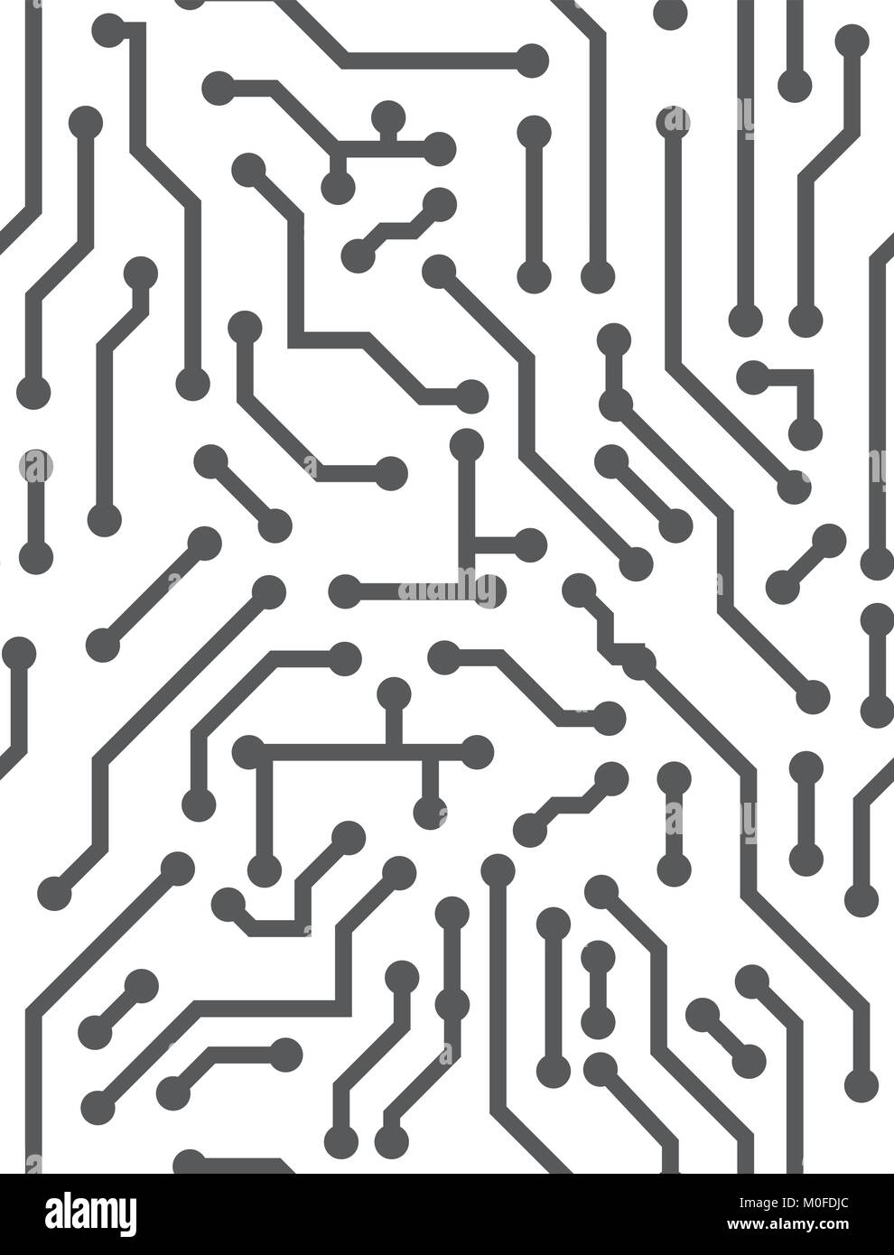Seamless background in PCB-layout style Stock Vector Image & Art - Alamy