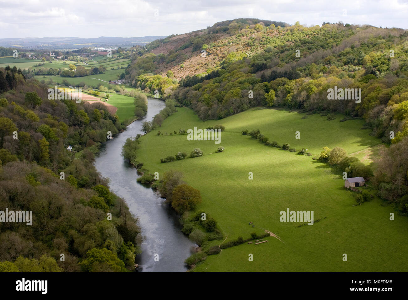 Wye valley symonds yat rock spring hi-res stock photography and images ...