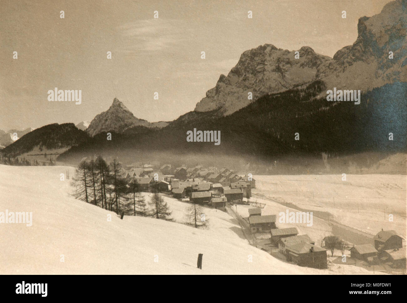The village of Sappada in a picture taken in mid '20 (Italy Stock Photo ...