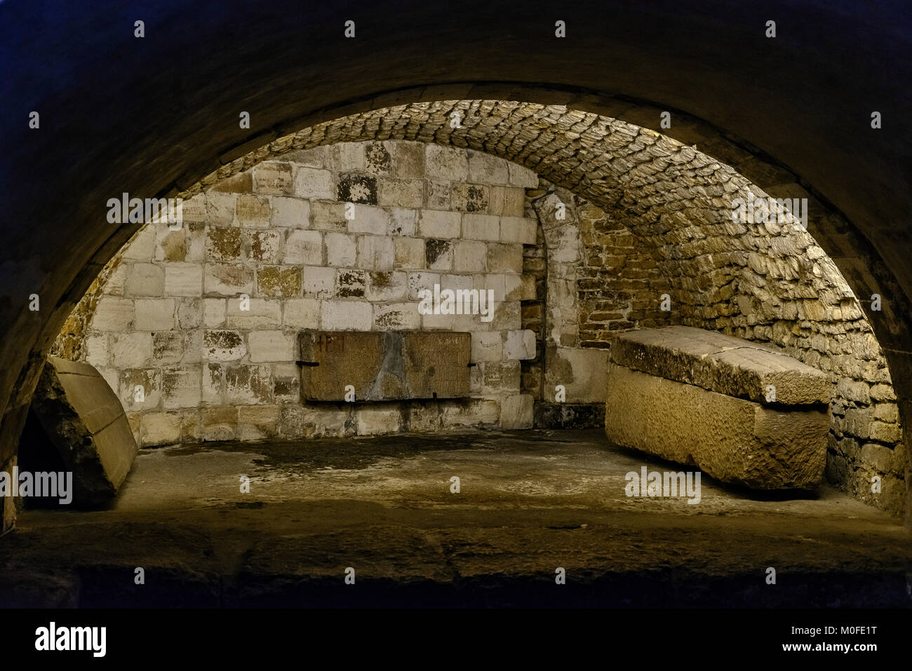 Crypt of Santa Leocadia, Cathedral of San Salvador, in the city of ...