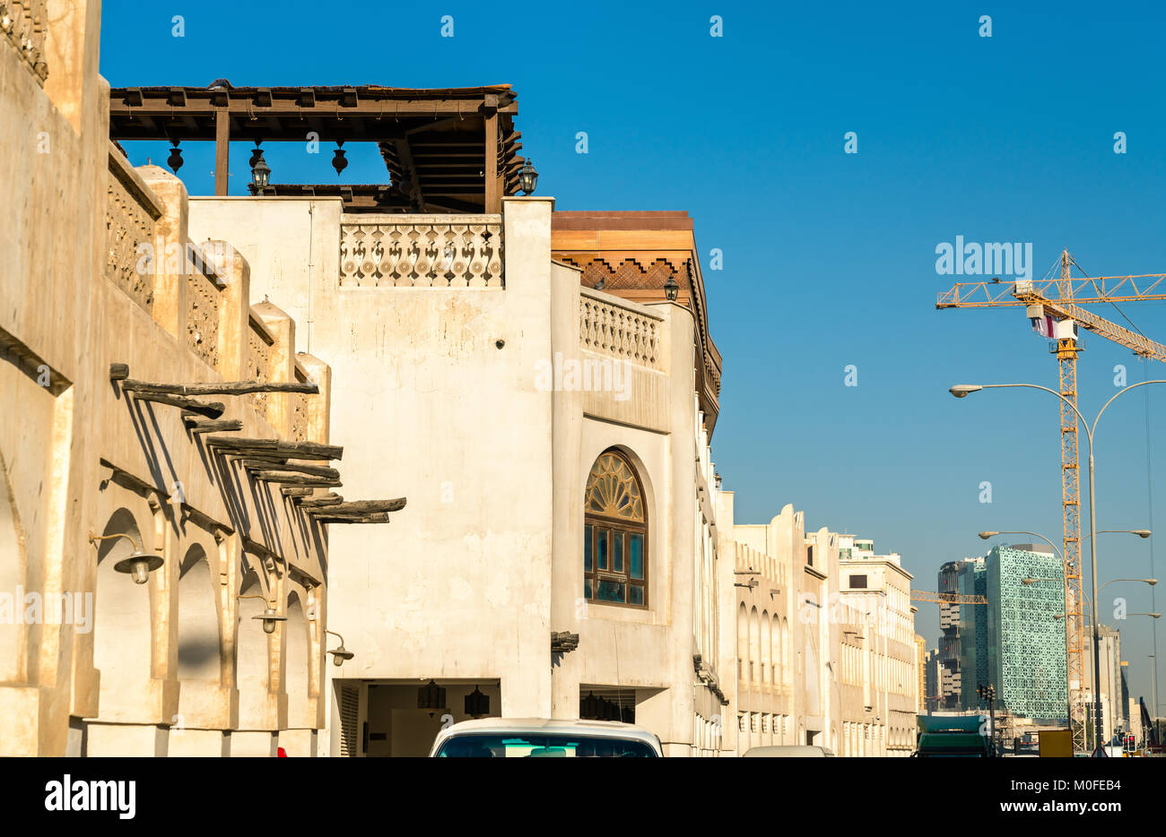 Buildings at Souq Waqif in Doha, Qatar Stock Photo - Alamy
