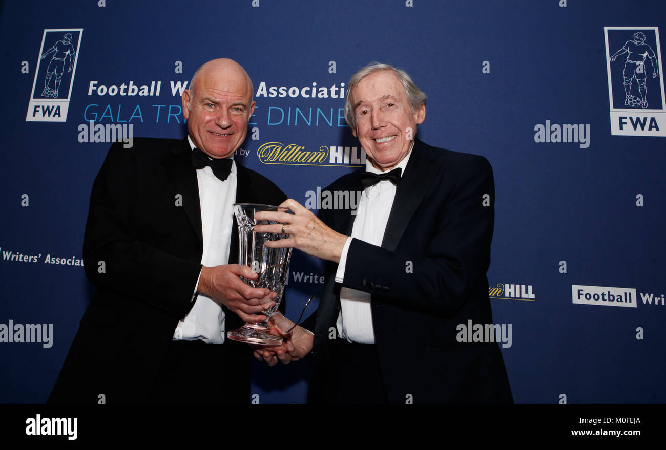 Chairman fwa patrick barclay presents trophy hi-res stock photography ...