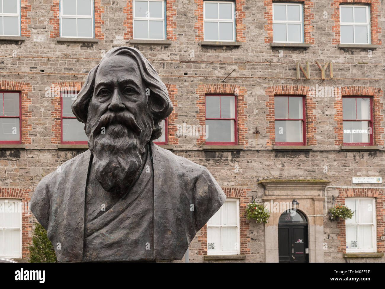 Bronze statue of Nobel laureate Rabindranath Tagore to commemorate his ...