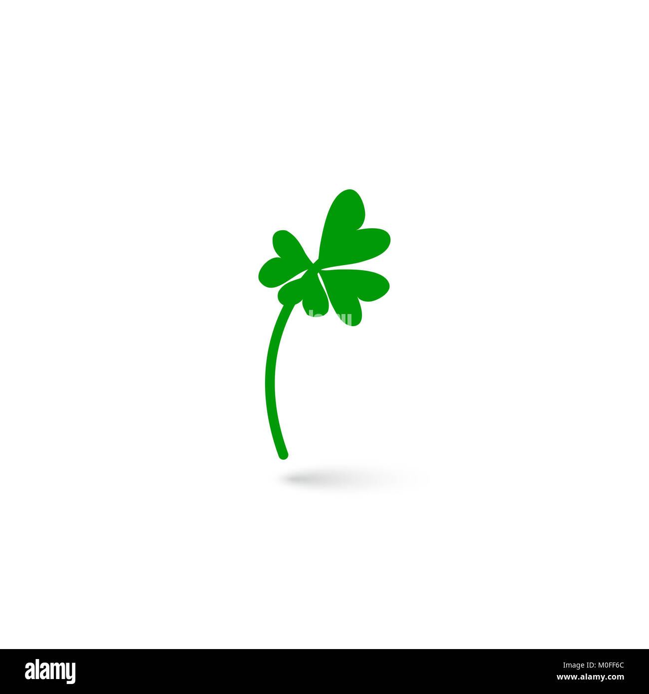 Clover leaves vector Stock Photo - Alamy