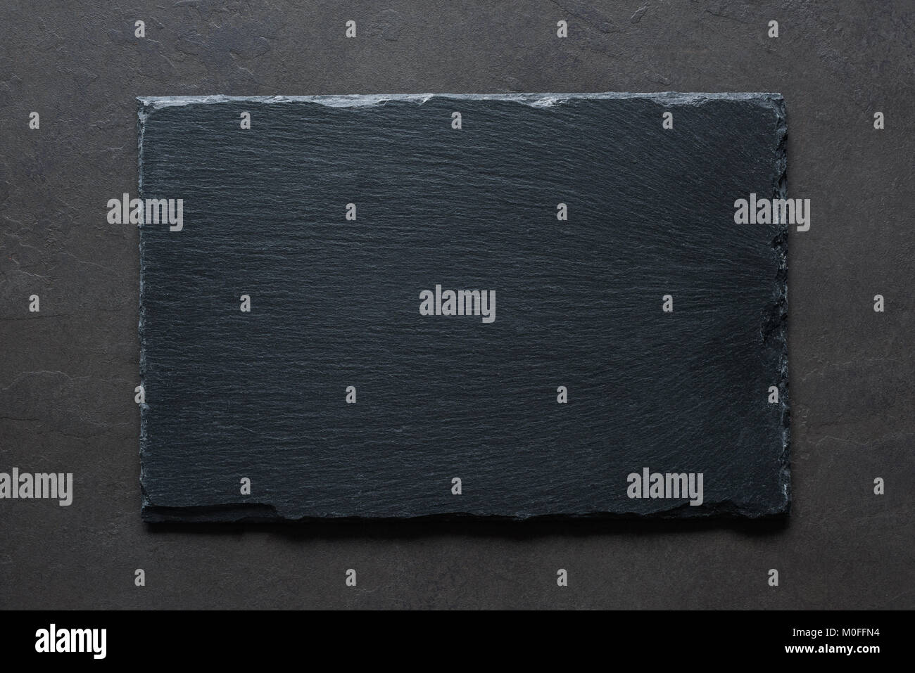 Black slate background table top view. Cooking food, restaurant menu ...