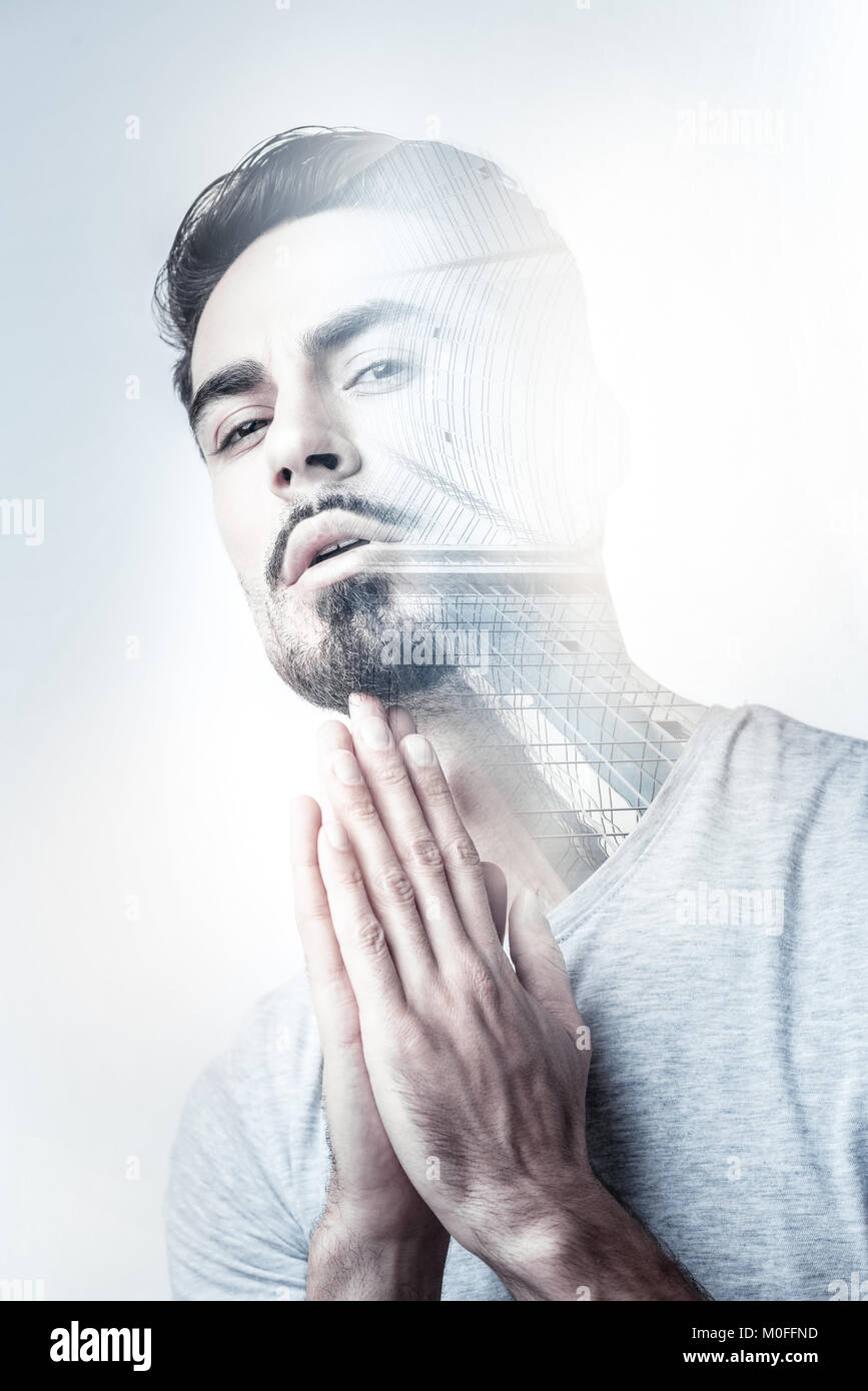 Man being deep in hi-res stock photography and images - Alamy