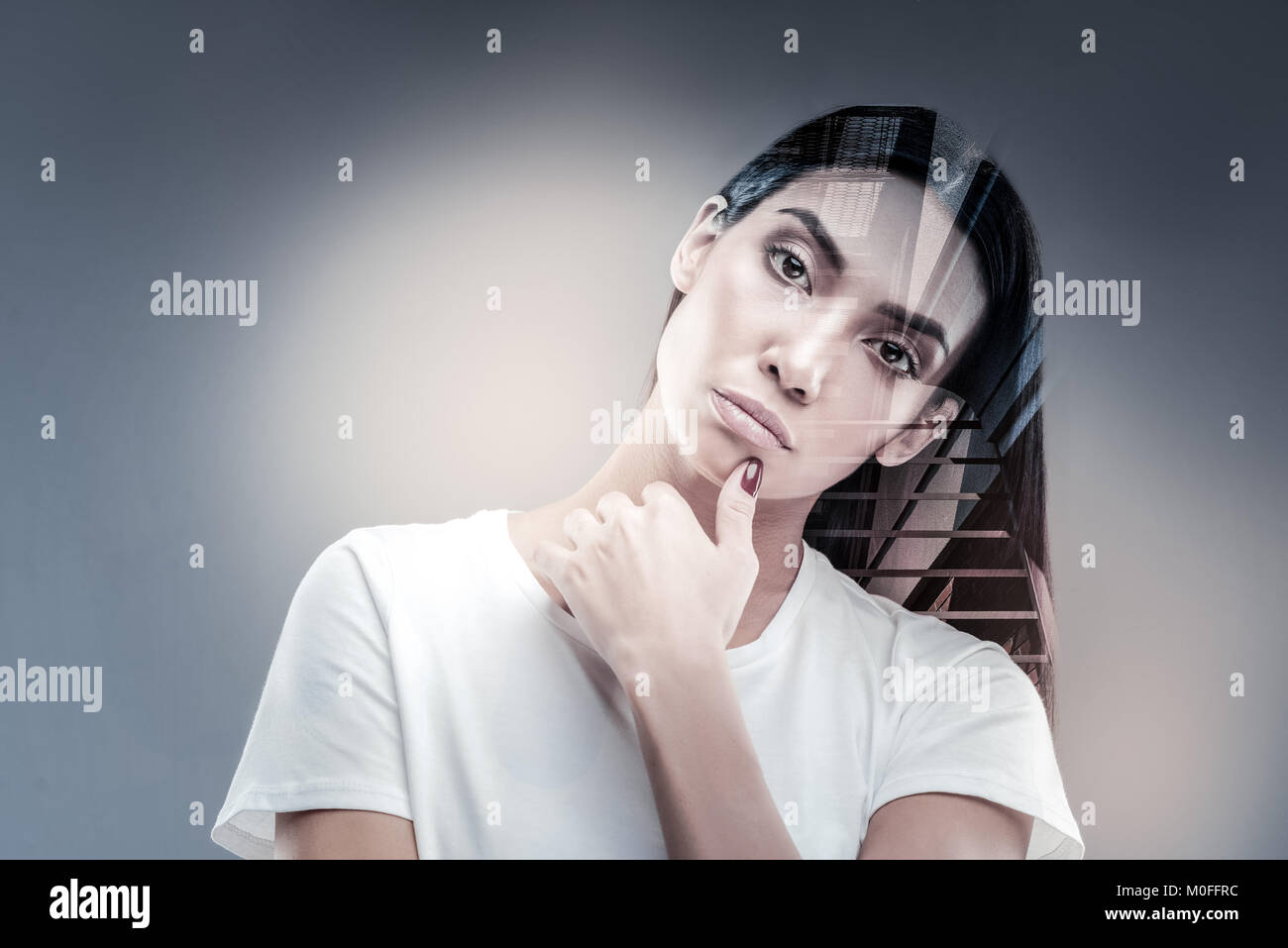 Facial expressions in collage hi-res stock photography and images - Alamy