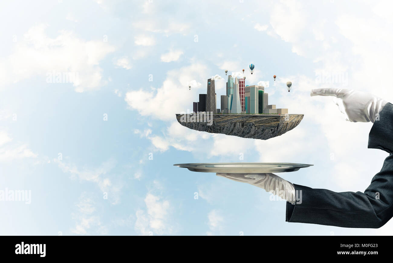 Concept of modern urban development Stock Photo - Alamy